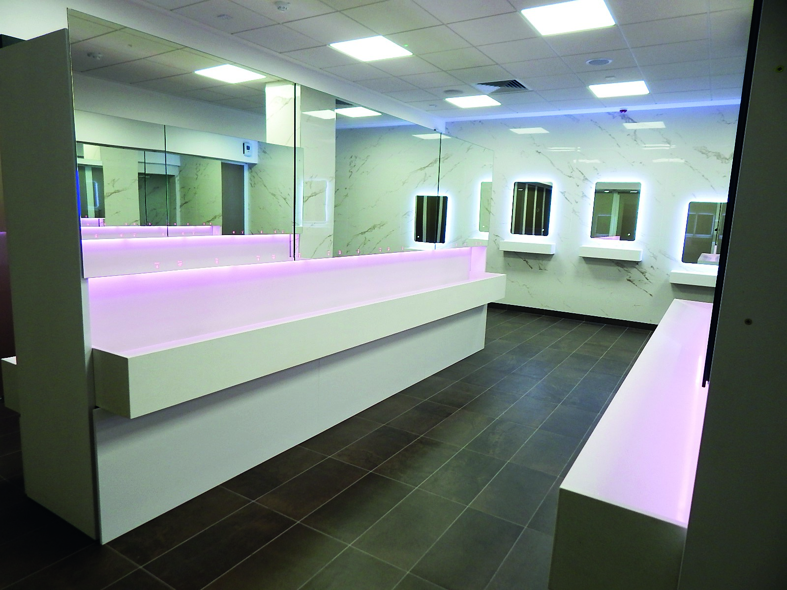Shopping Centre WC Areas - Woodland Corporate Interiors Ltd