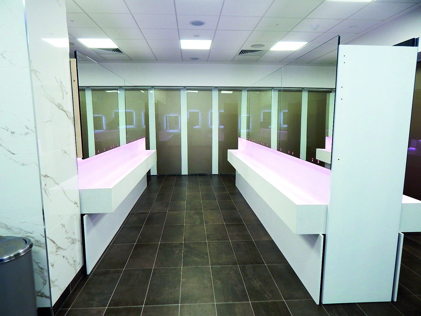 Shopping Centre WC Areas - Woodland Corporate Interiors Ltd